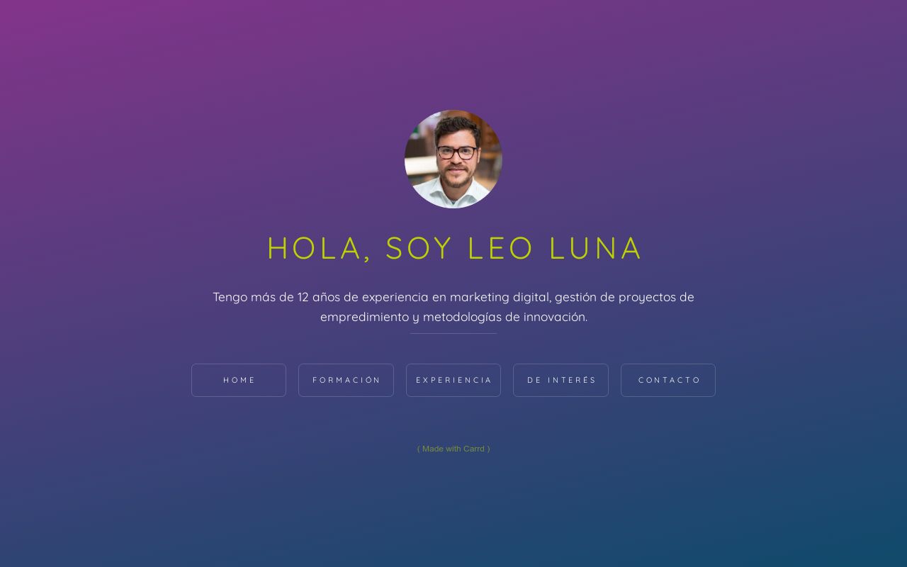 Curriculum Leonardo Luna